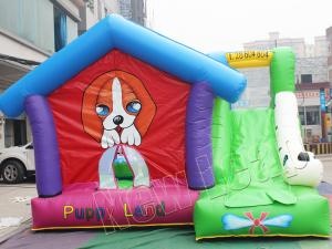Custom Puppy Land Bouncy Castle With Slide - Xy-inflatable.com