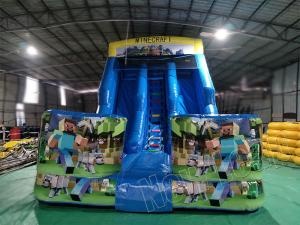 Custom Minecraft Inflatable Slide - Xy-inflatable.com
