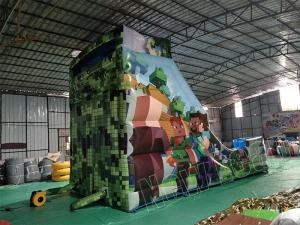 Custom Minecraft Inflatable Slide - Xy-inflatable.com
